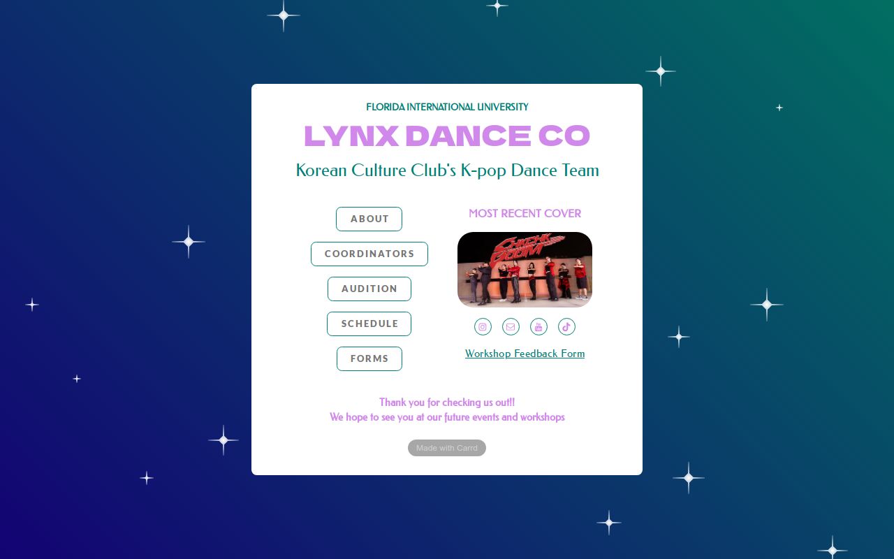 LYNX DANCE CO